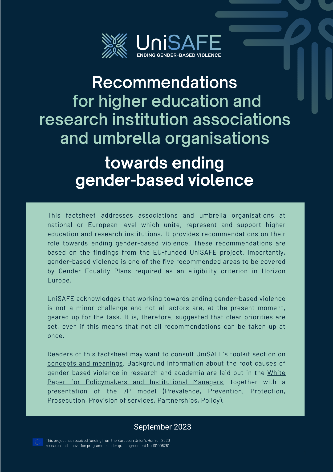 Resources and capacity building materials - UniSAFE Toolkit